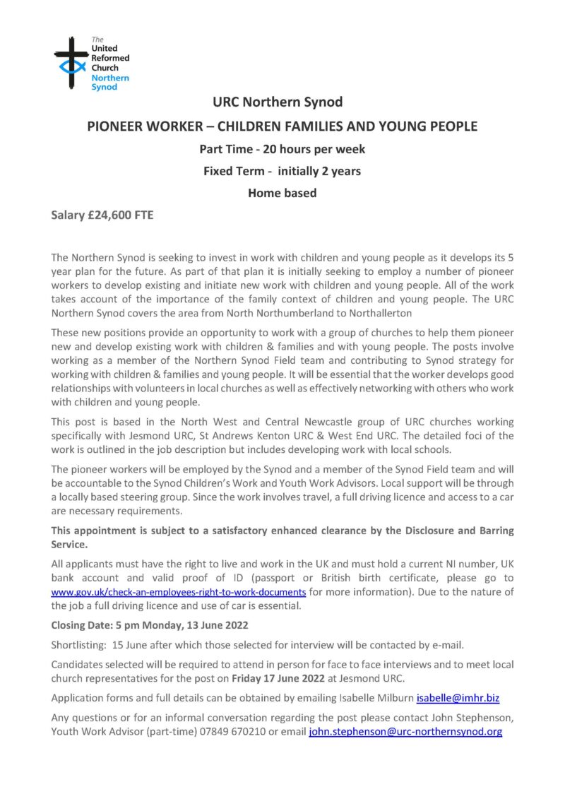 URC – Northern Synod